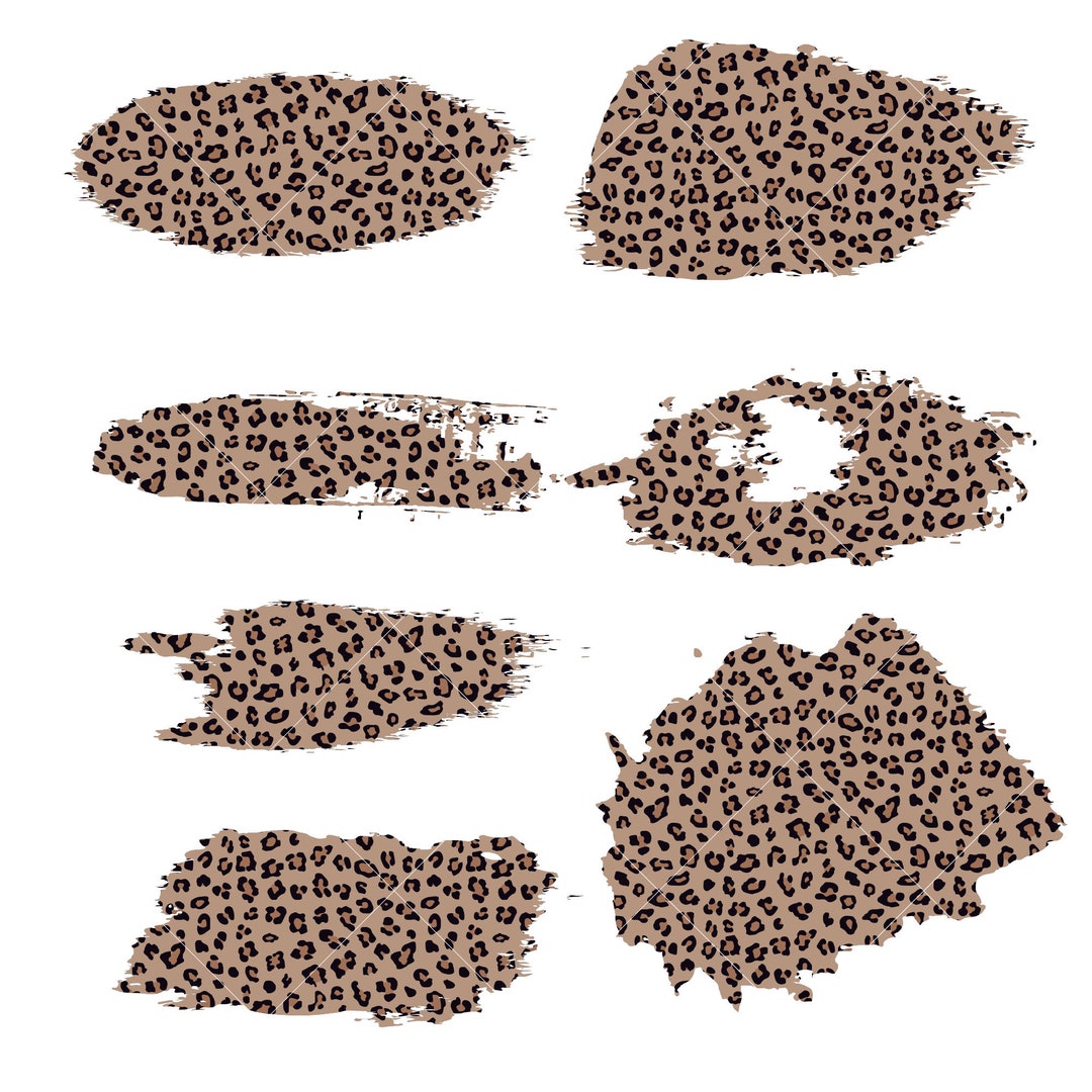 Distressed Leopard Print Patches PNG, Leopard Patch Background, Cheetah ...