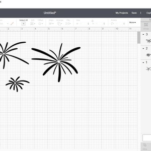 Firework Svg Cut File, Png, Pdf - Etsy