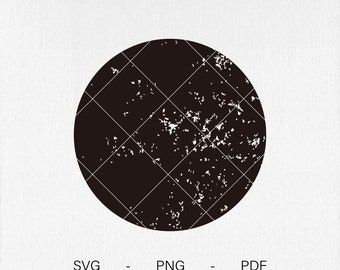 Grunge Circle Svg Cut File, Grunge Circle Clipart, Grunge Circle Svg ...