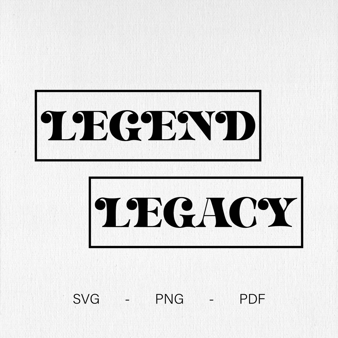 Legend Legacy Svg, Dad Life Svg, Family Matching Shirt Svg, Father Son ...