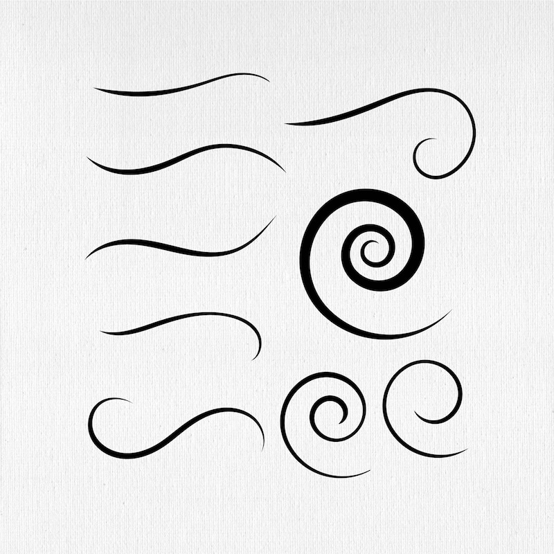 Curve Line Art - Etsy