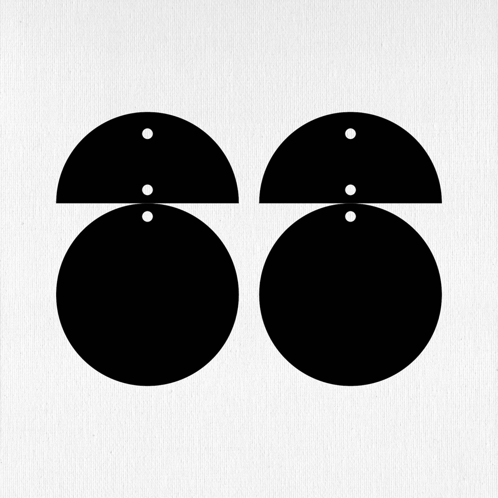 Circle Earring SVG Round Earring Svg Svg Cut Files - Etsy