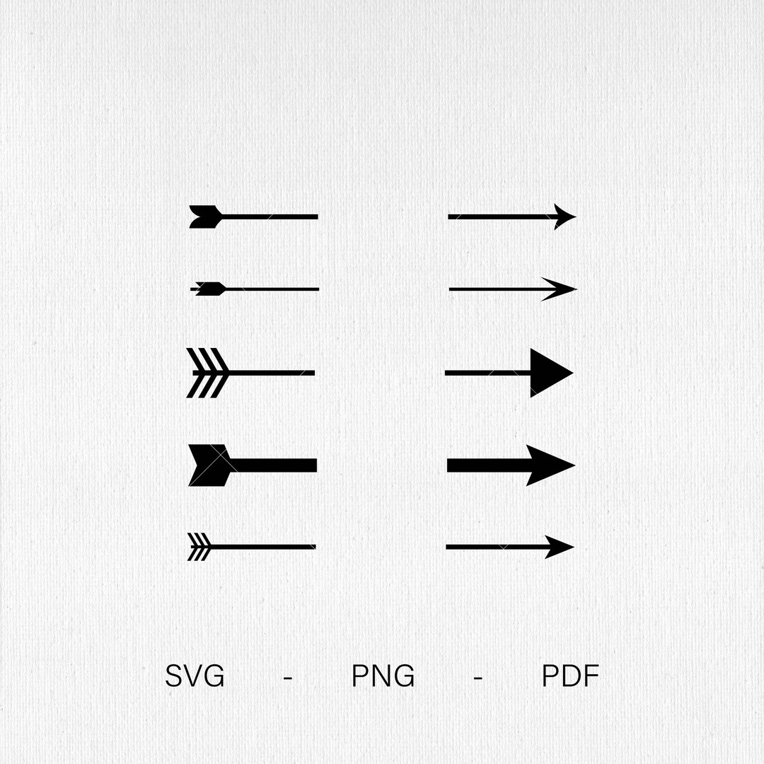 Split Arrow Svg, Png, Pdf - Etsy