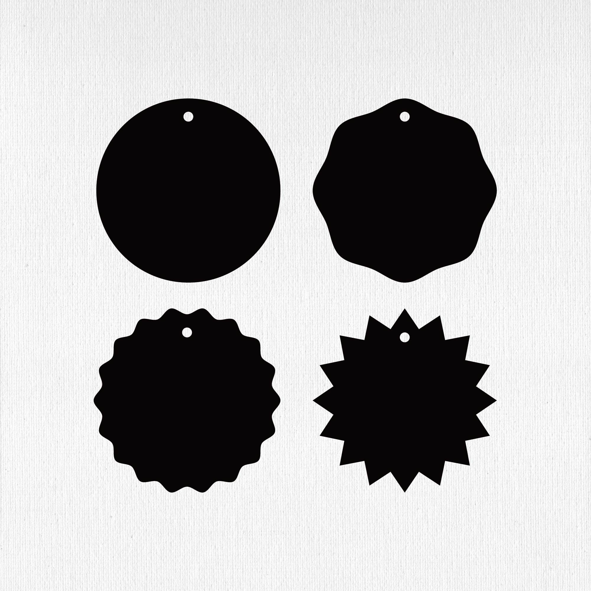 Tags Svg Circle Gift Tag Svg Png Pdf | Etsy