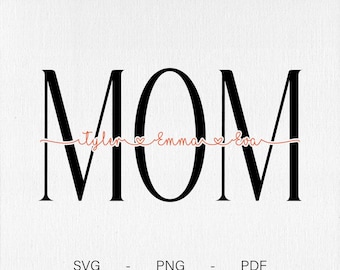 Mom Knockout Svg - Etsy