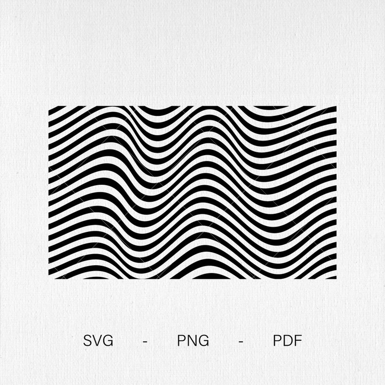 Wavy Line Svg Png Pdf | Etsy