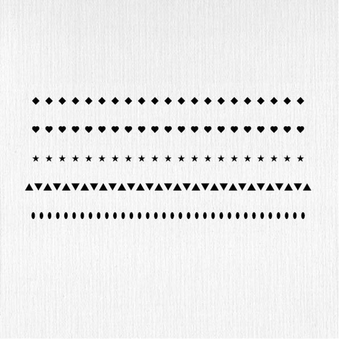 Simple Shape Line Dividers SVG, PNG,PDF - Etsy