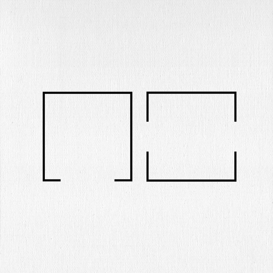 Split Square Frame Svgopen Square Outline Svg PNGPDF | Etsy