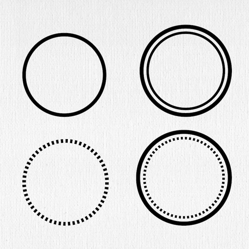 Circle Svg - Etsy