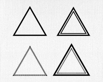 Triangle Svg | Etsy