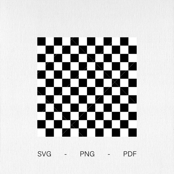 Square Checker Svg Png Pdf | Etsy