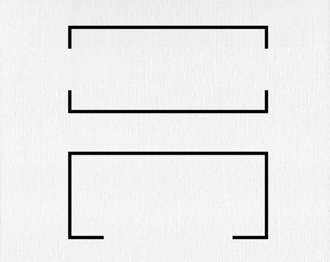 Square Frame Svg, Border Svg, Outline Svg, Png, With Notched Corner ...