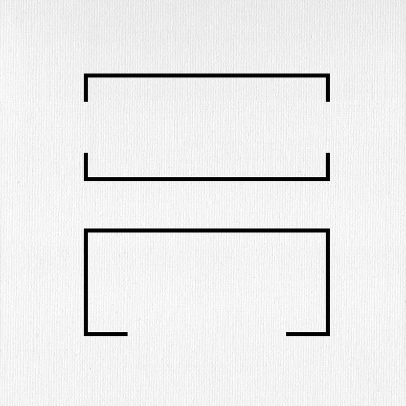 Split Rectangle Svg Frame Svg Border Svg Pngpdf - Etsy Canada