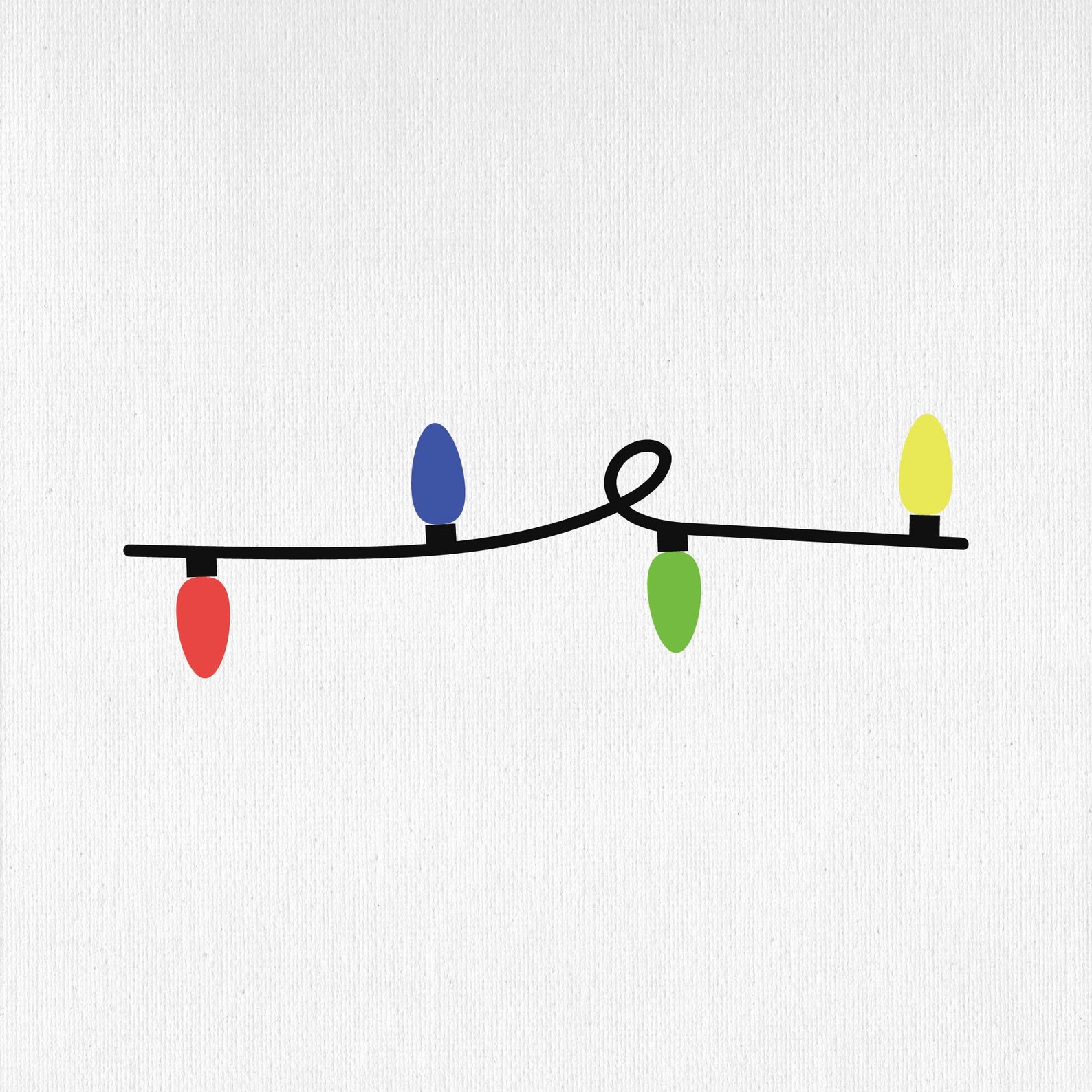 Christmas Lights Svg Bundle Text Divider Svg Holiday - Etsy