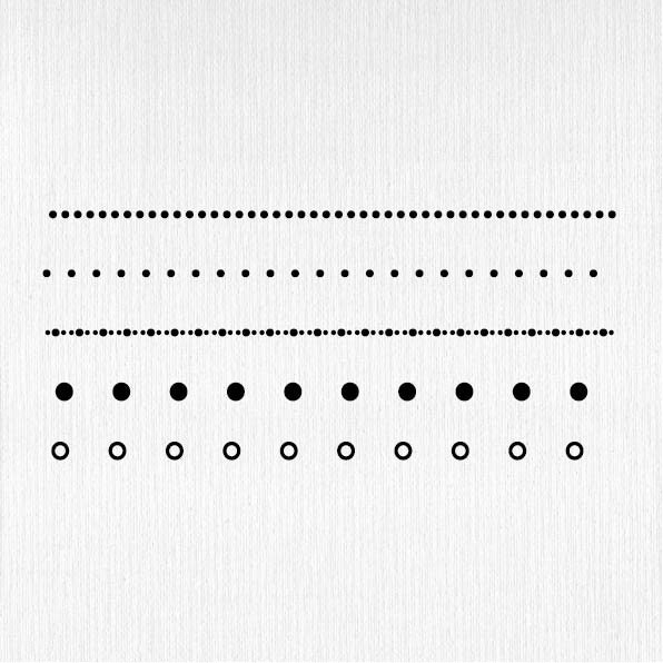 Dotted Line Svg Basic Lines svg Dot Underline Bundle | Etsy