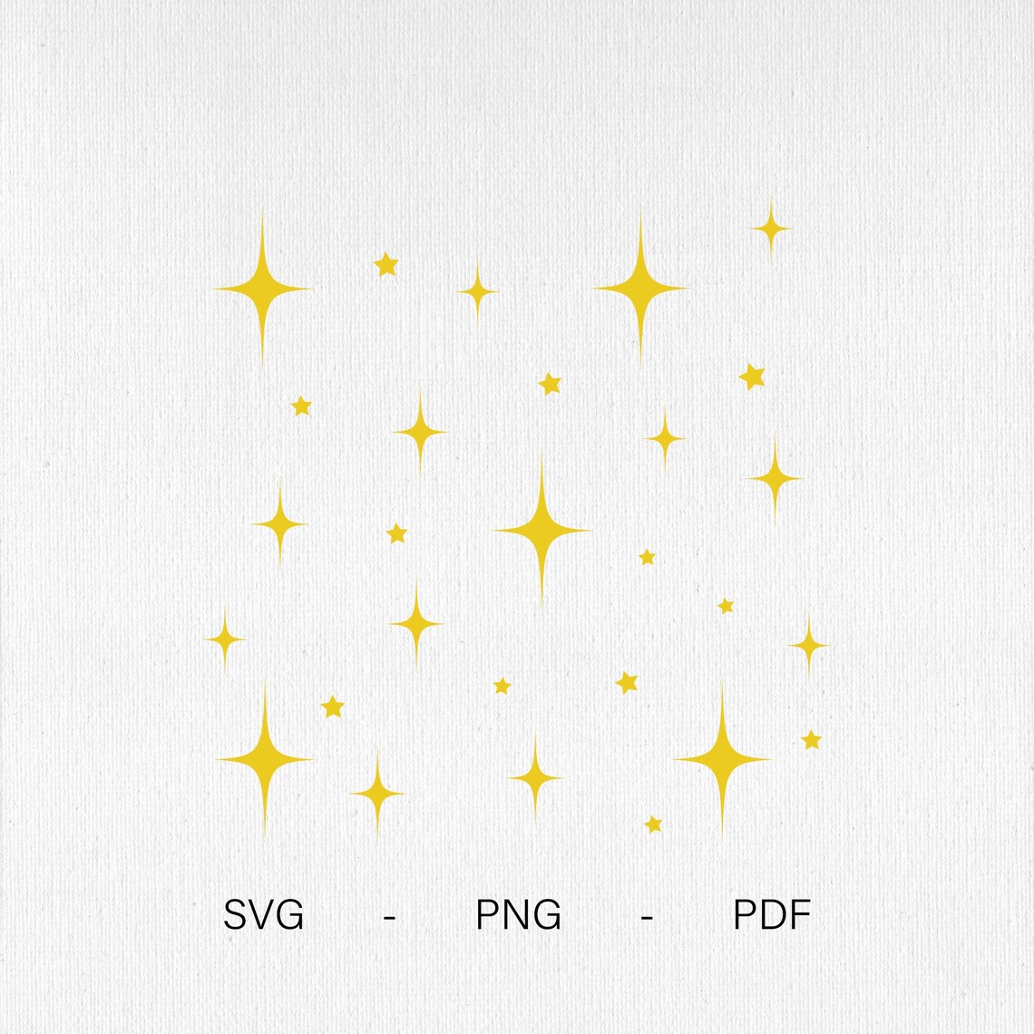 Stars Background Svg Pdf Png | Etsy