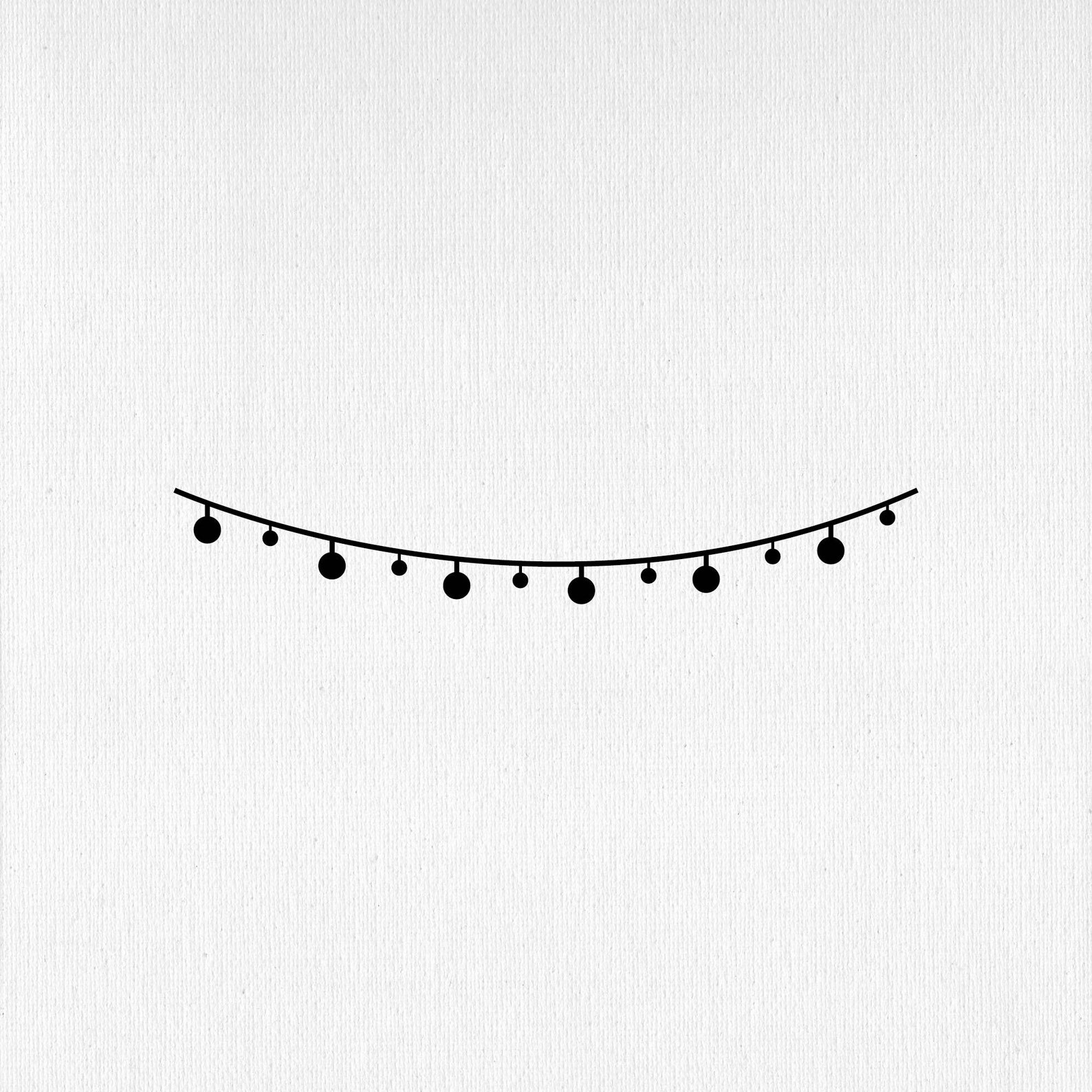 Christmas Lights Svg String Lights Garland Banner Lights - Etsy