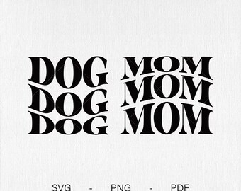 Dog Mom Svg, Png, Pdf - Etsy