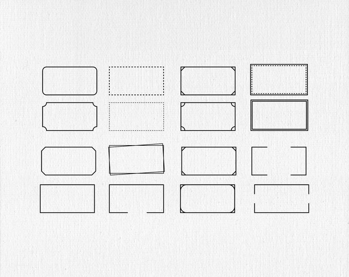 Split Rectangle Svg, Frame Svg, Border Svg, Png,pdf - Etsy Canada