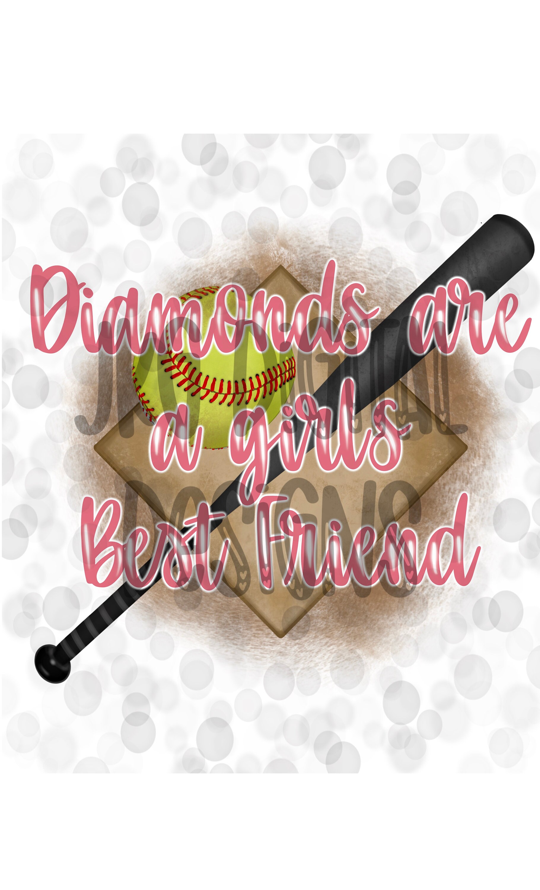Softball Diamond Sublimation Design PNG Digital Download | Etsy