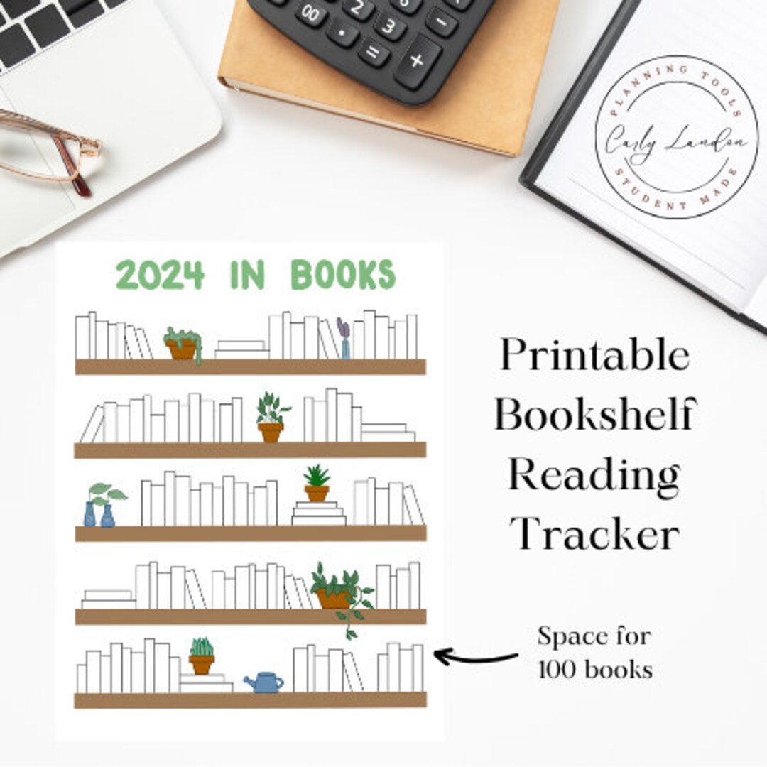 Customizable Yearly Reading Log - Etsy