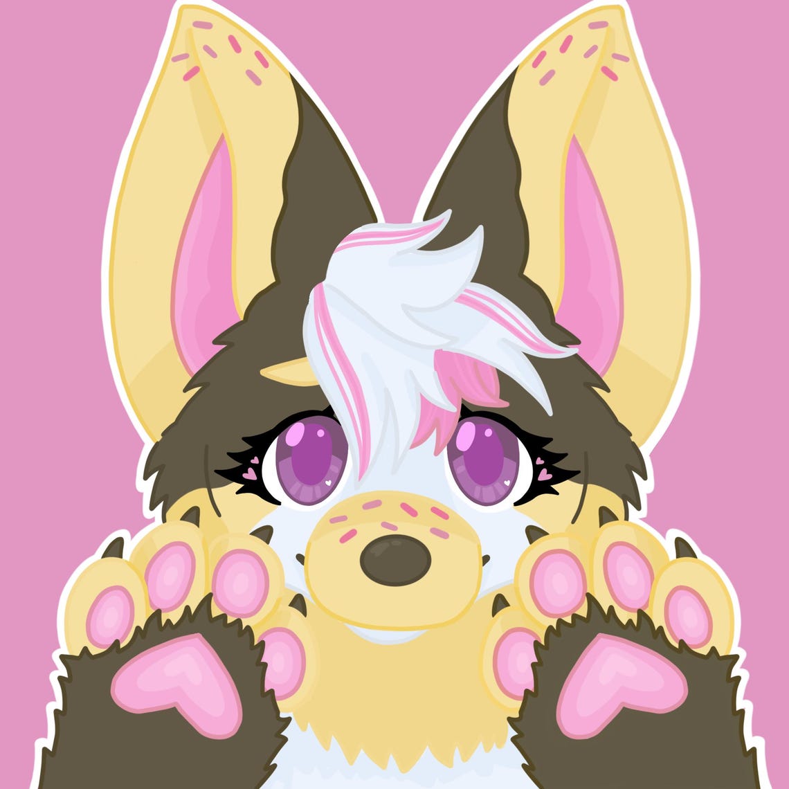 Custom Furry Icon Commission - Aesthetic Simplistic Profile Picture ...