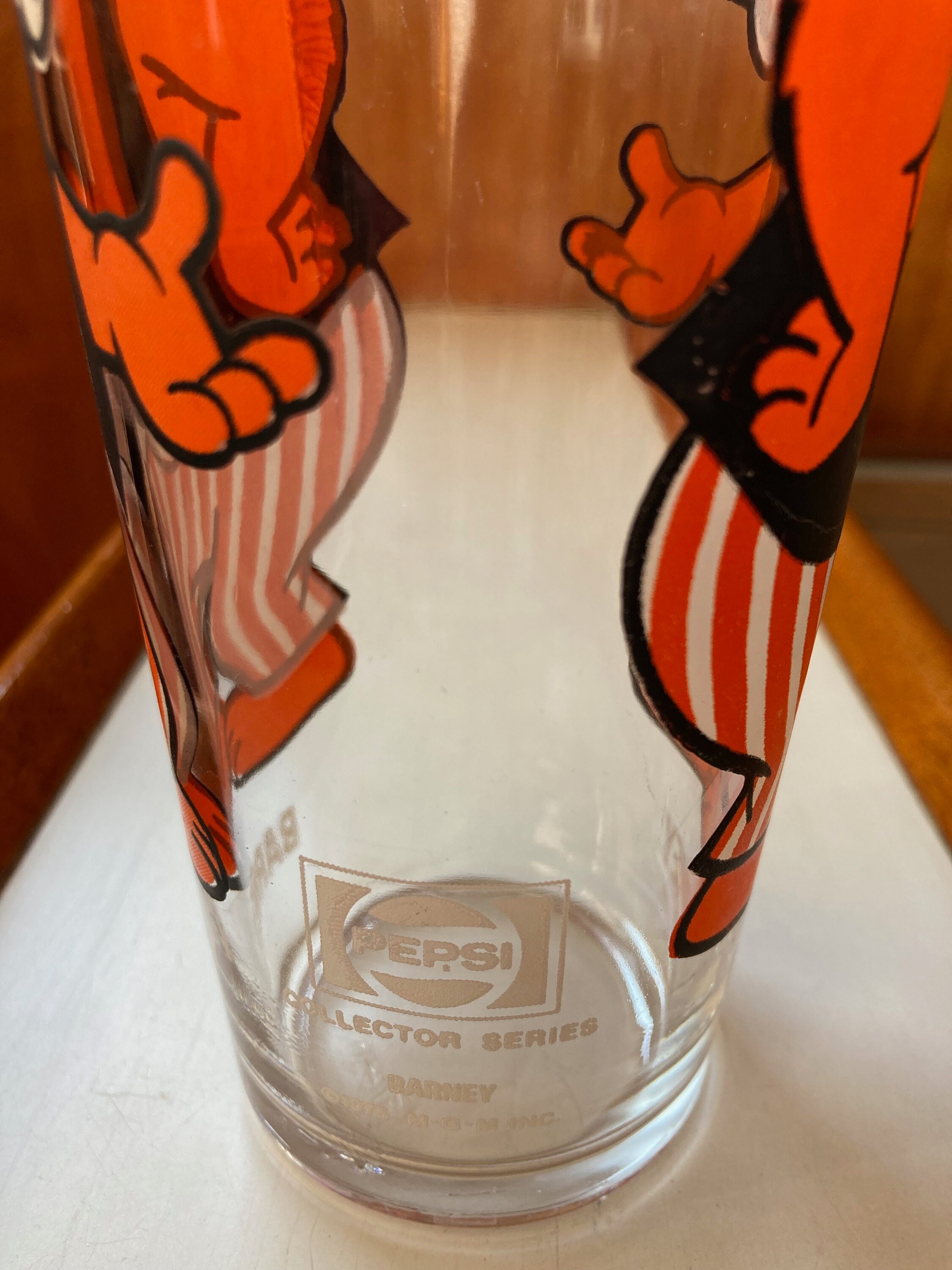 Barney Pepsi Glass - Etsy