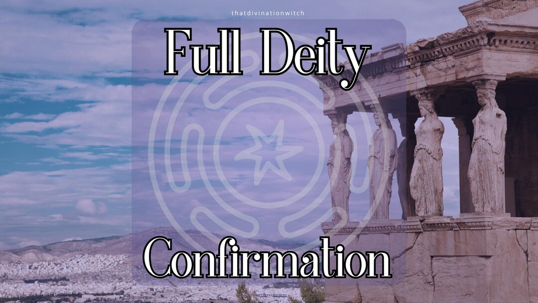 Full Deity Confirmation READ DESCRIPTION CAREFULLY - Etsy