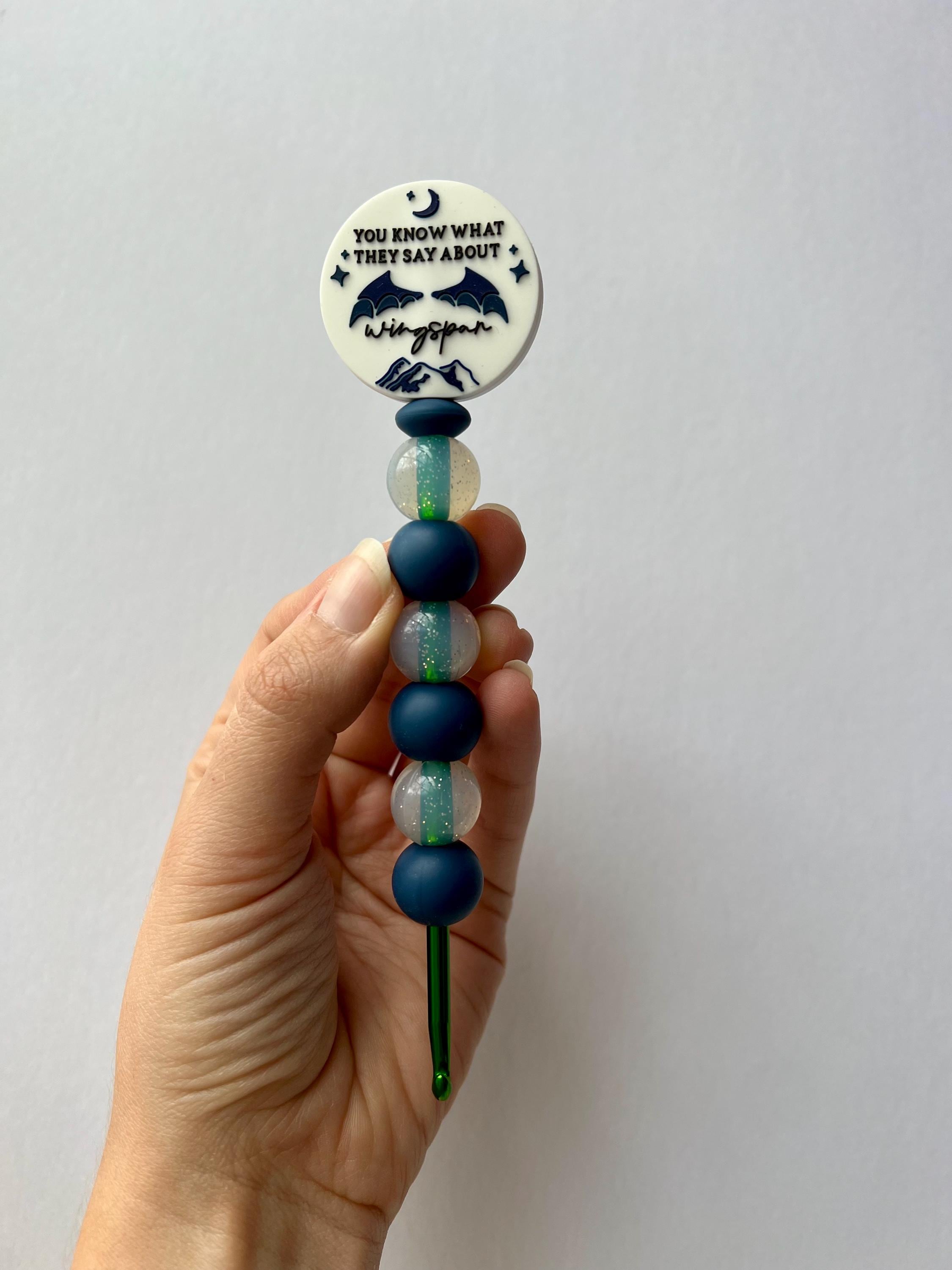 Fantasy Book Crochet Hook, Basgiath & Velaris Ergonomic Handle ...