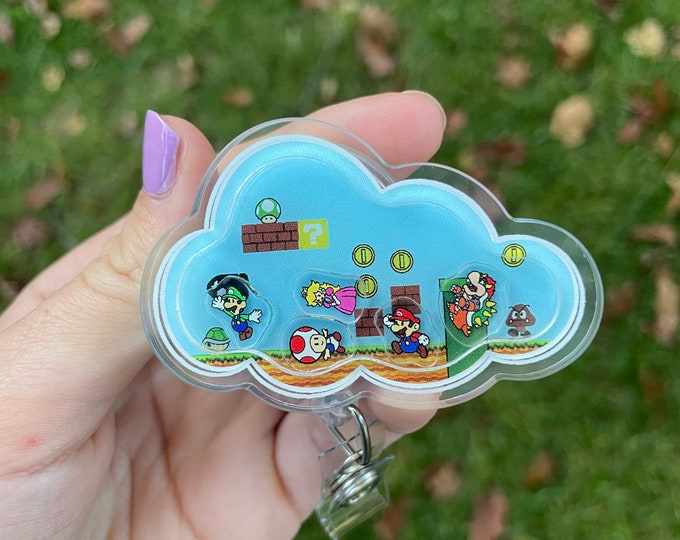 Video Game Shaker Badge Reel - Etsy