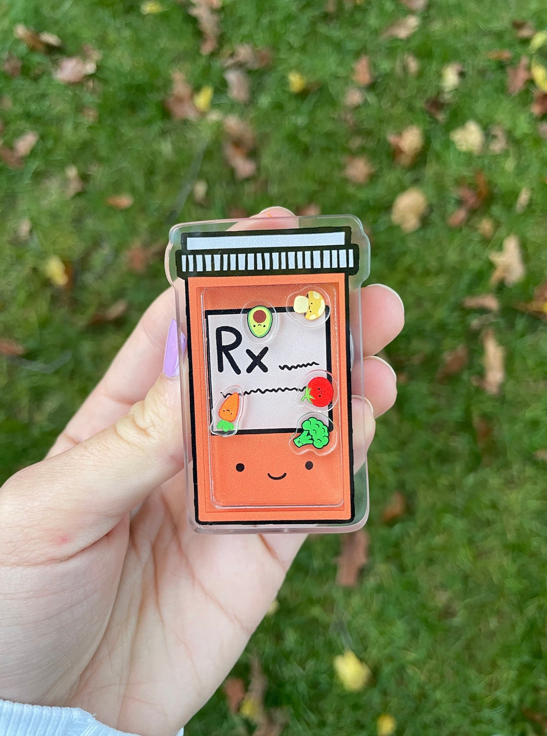 Veggies Heal Shaker Badge Reel - Etsy