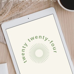 2024 Printable and Downloadable Calendar Aesthetic, Neutral, Blank - Etsy
