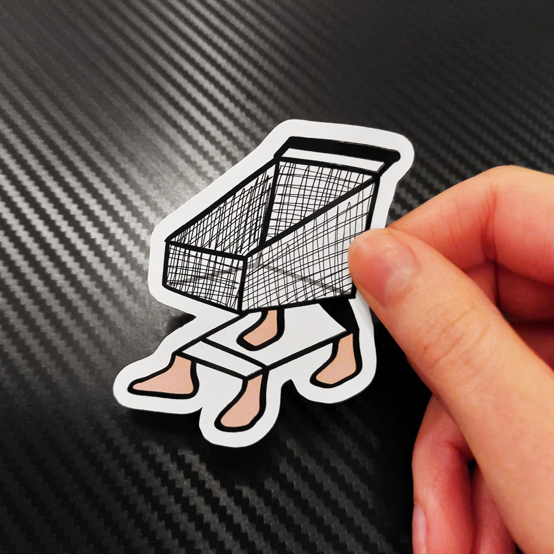 Trolley Friend Sticker! - Cute, Funny, Joke, Kawaii, Gift for Her, Him ...