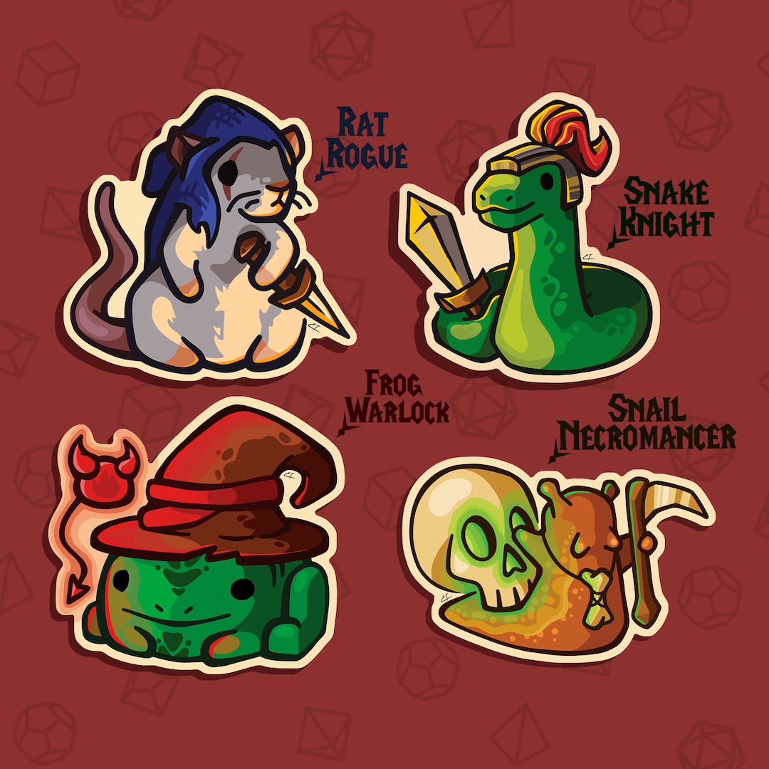 Fantasy Small Creature Party Dnd, Funny, Gift, Cute, Waterproof, Geeky ...