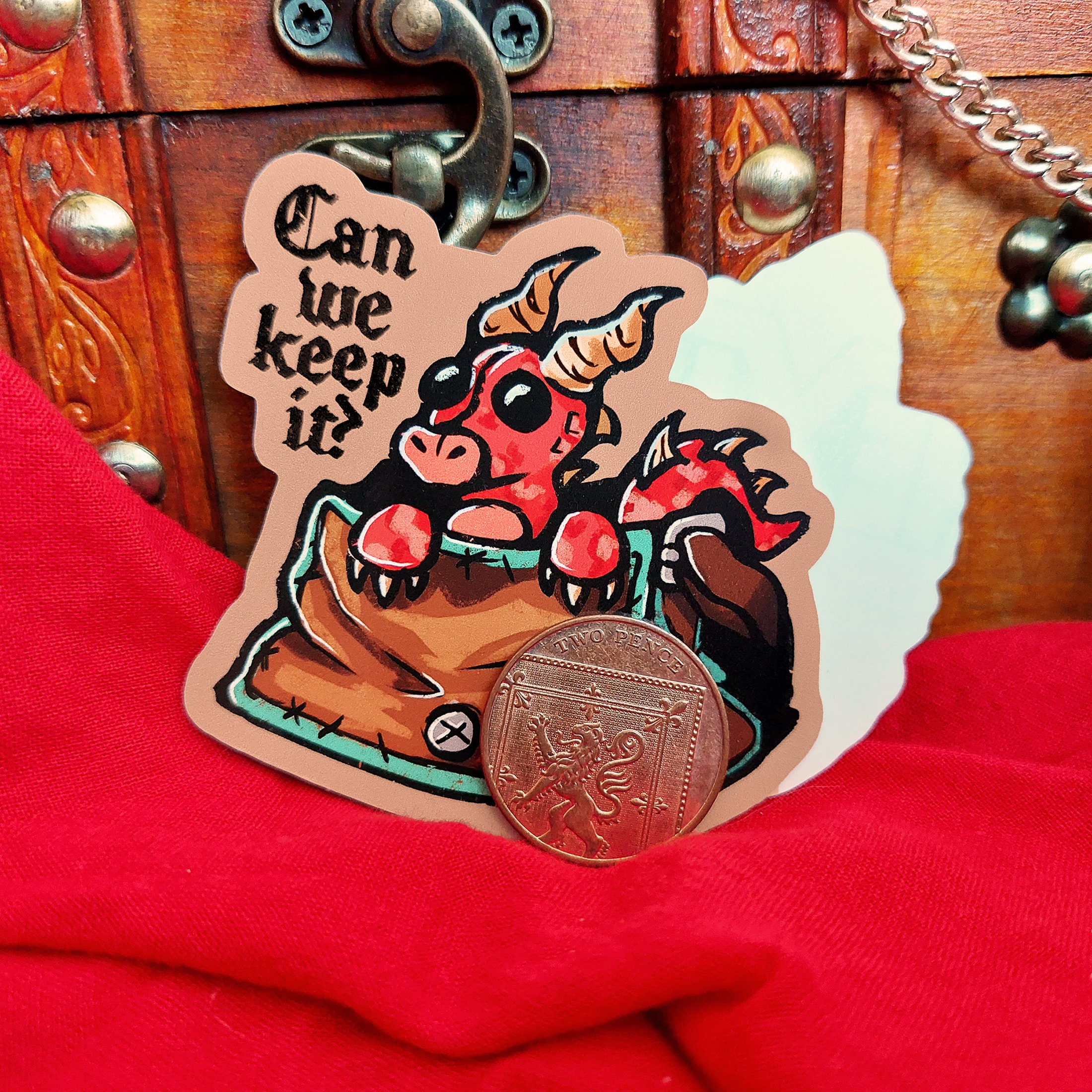 Kobold Inna Bag Sticker Funny Gift Waterproof Geeky - Etsy