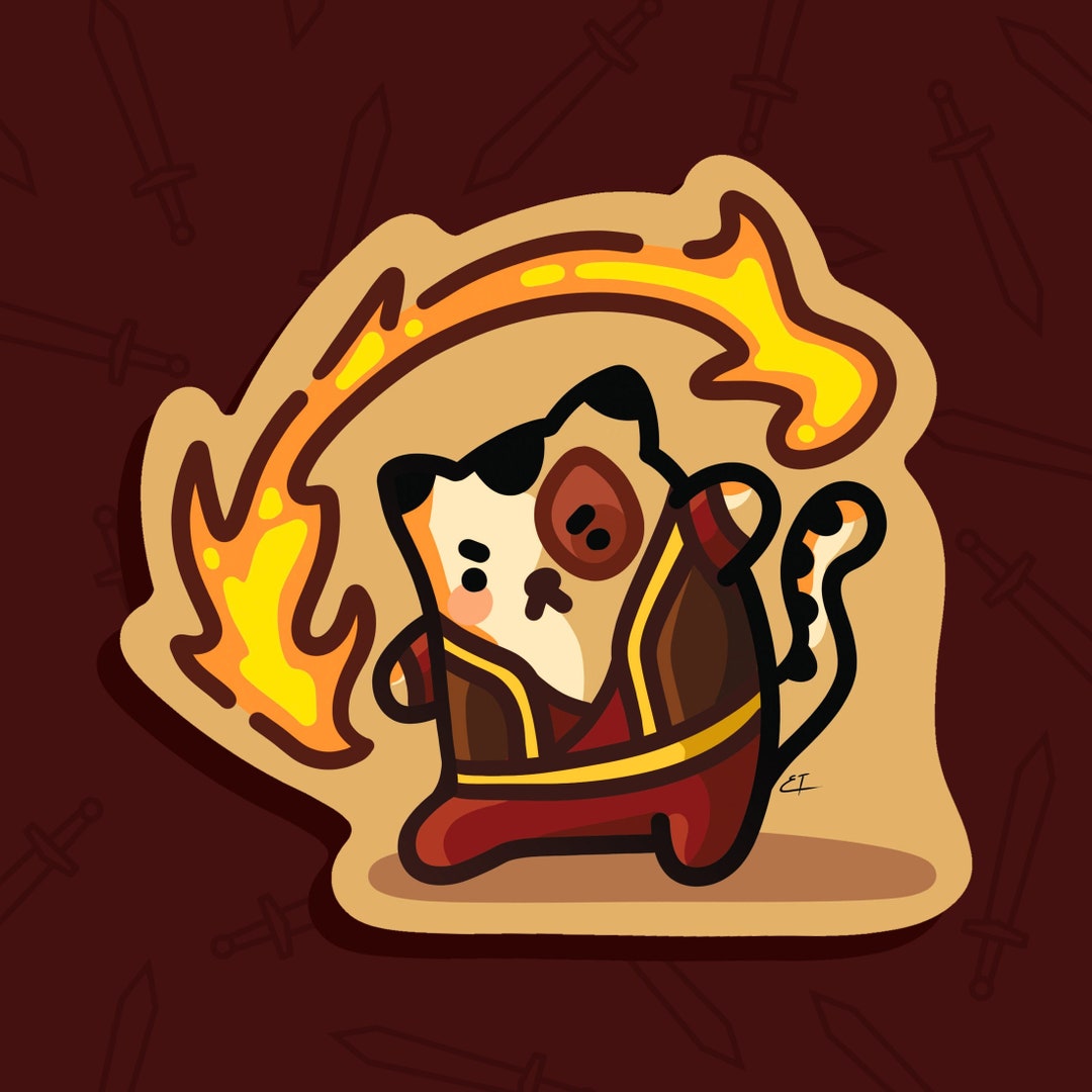Catuko... Zat? Sticker! - Cute Funny Kawaii Anime Atla Fire Bender Here ...