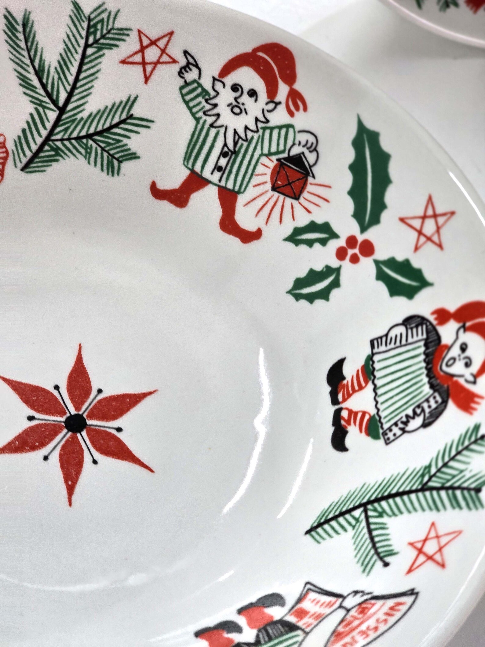 Collectible Stavangerflint Elf Plates, Norwegian Vintage Christmas ...