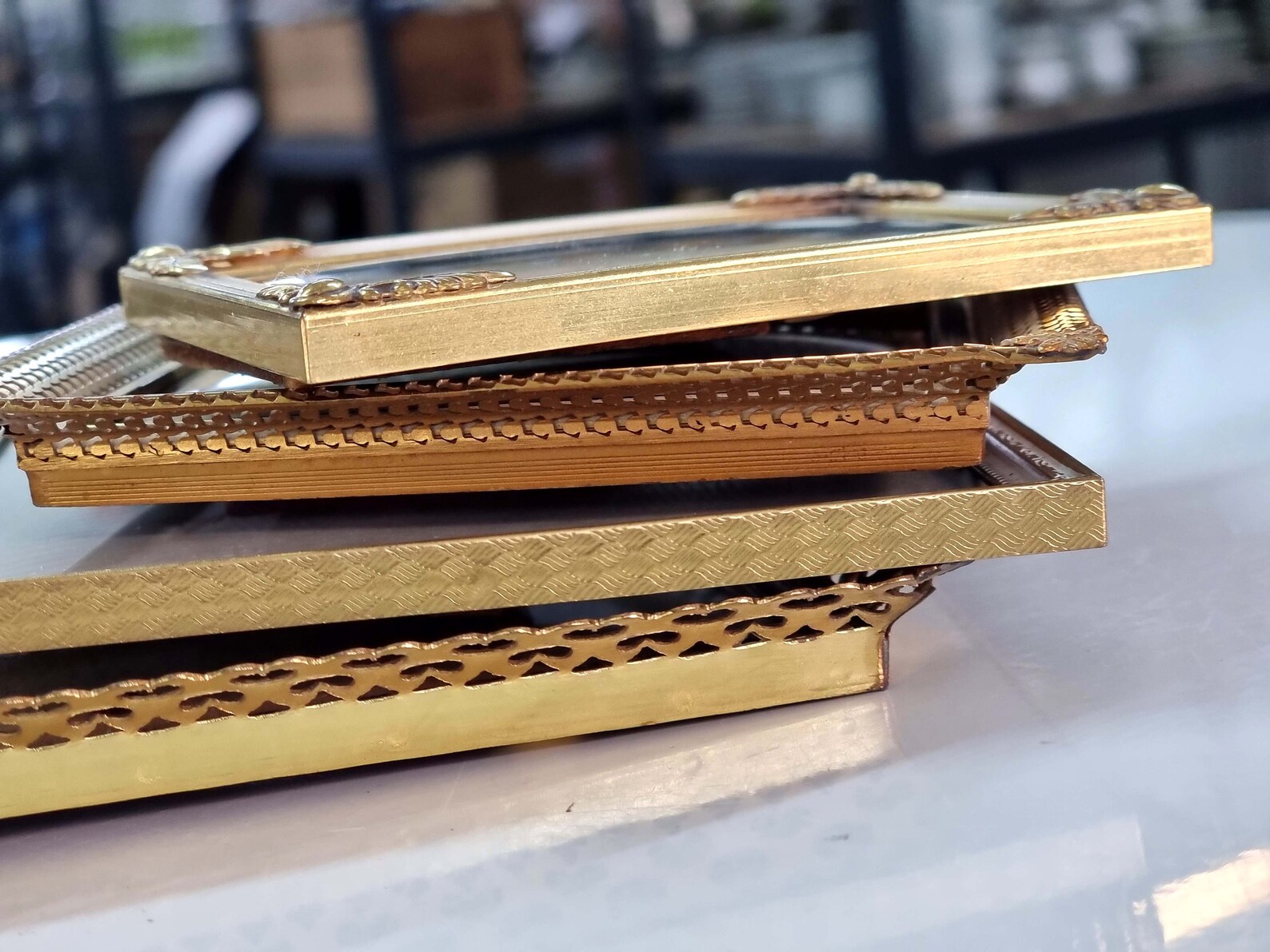 SPECIAL: Selection of 40s-50s Picture Frames, Art Deco Ornate, Brass ...
