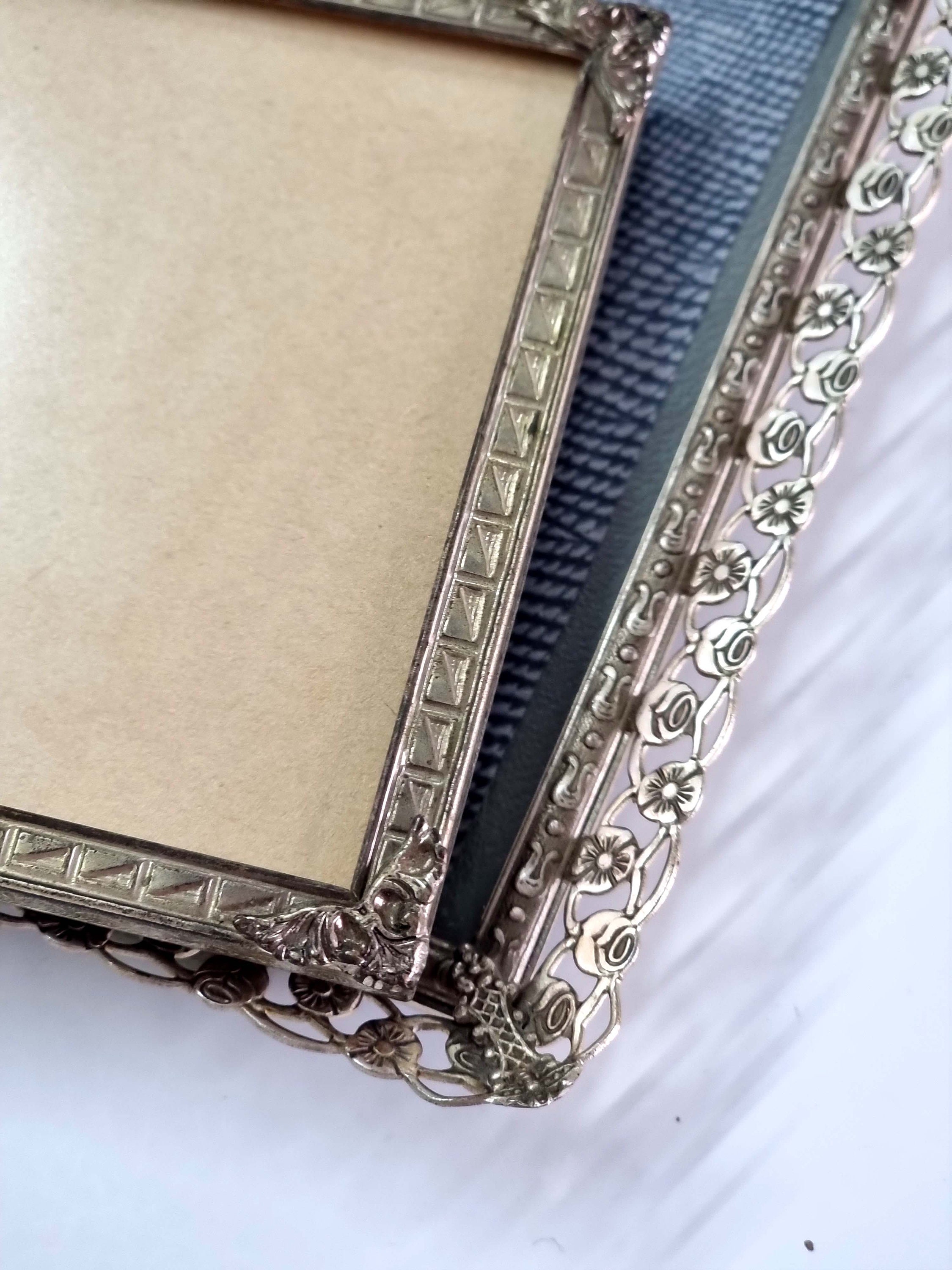 Selection of 50s Silver Picture Frames, Art Deco Ornate, Brass Photo ...