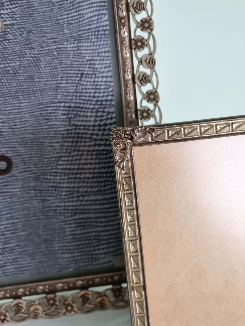 Selection of 50s Silver Picture Frames, Art Deco Ornate, Brass Photo ...