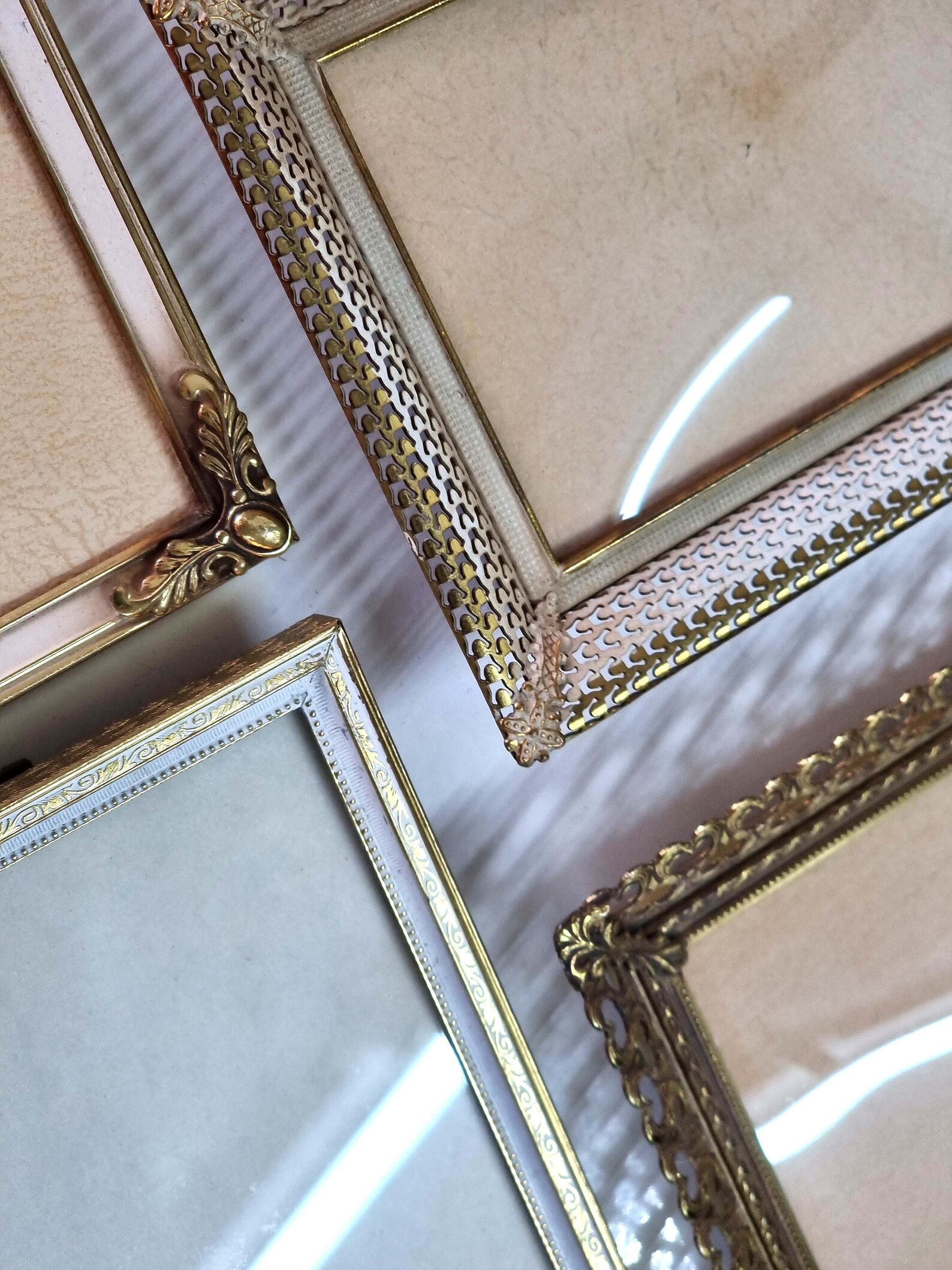SPECIAL: Selection of 40s-50s Picture Frames, Art Deco Ornate, Brass ...