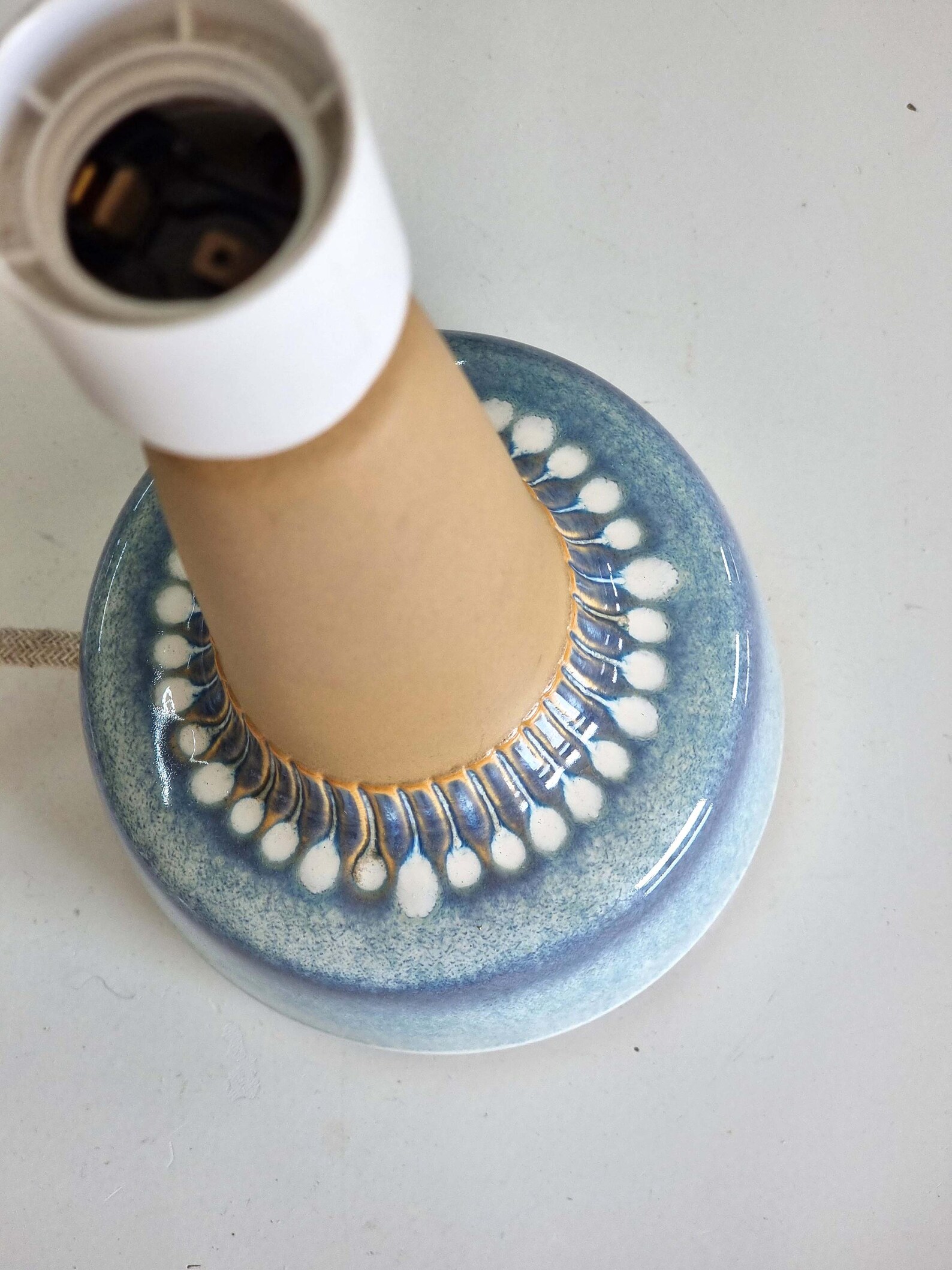 Masterly Stoneware Light by Einar Johansen for Soholm, Danish Modern ...