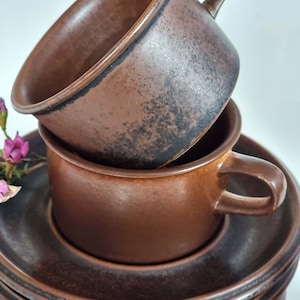 RARE Arabia 'ruska' Espresso Sets by Ulla Procopé, Finnish Vintage ...