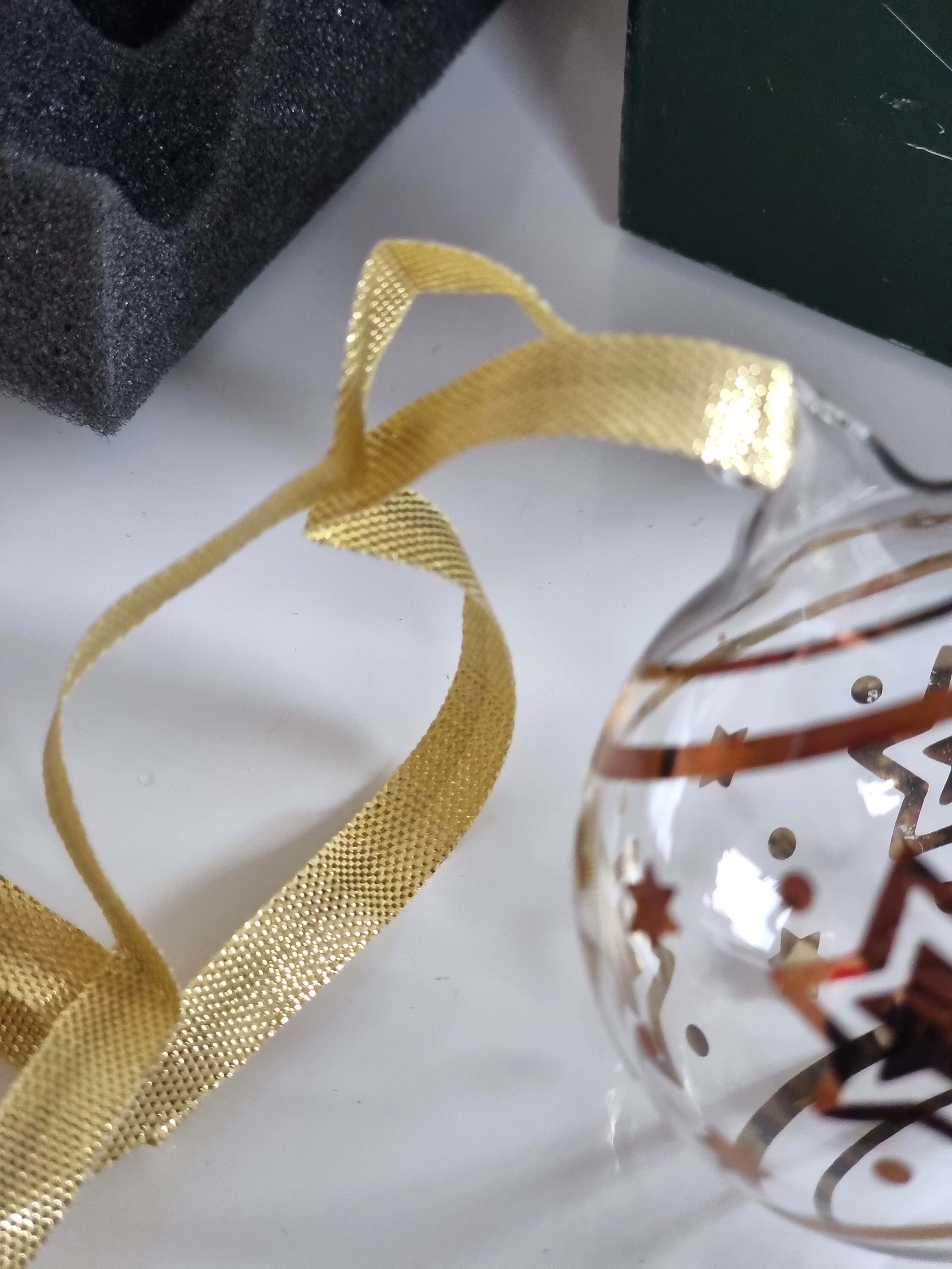 Two 2006 Holmegaard Christmas Glass Ornaments, Scandinavian Vintage ...