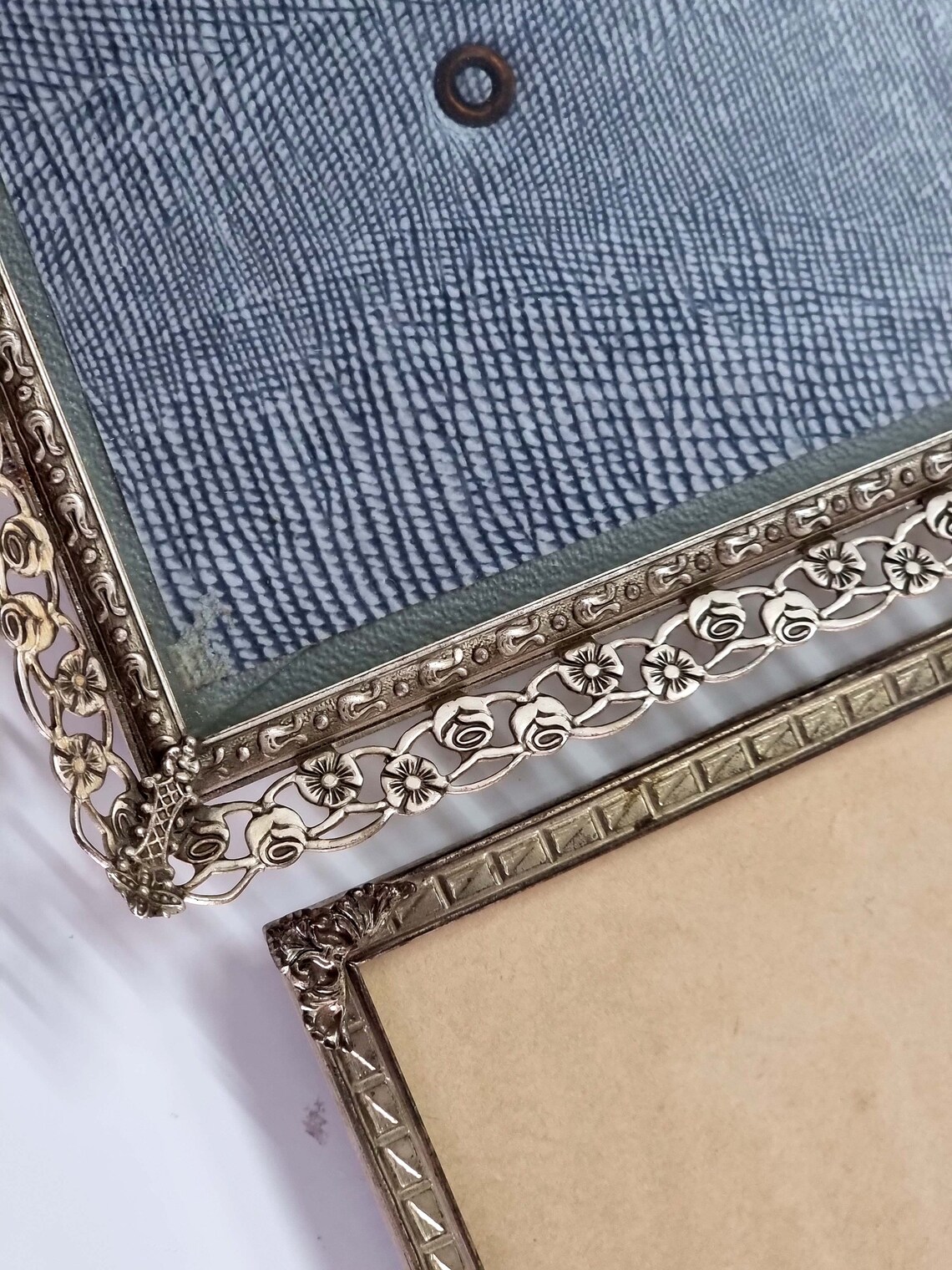 Selection of 50s Silver Picture Frames, Art Deco Ornate, Brass Photo ...