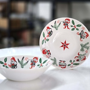 Collectible Stavangerflint Elf Plates, Norwegian Vintage Christmas ...