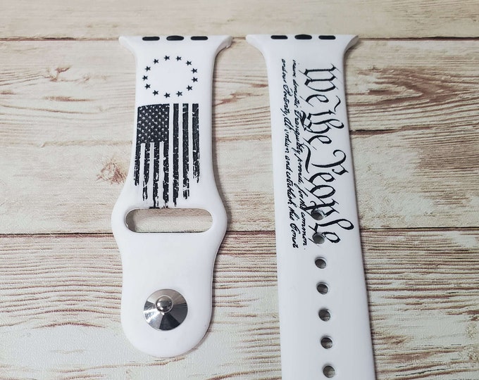 We the People Laser Engraved Watch Band - Etsy