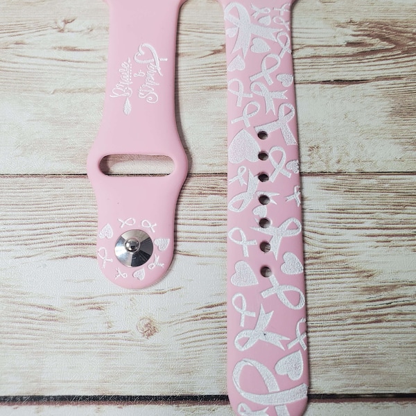 Breast Cancer Apple Watch Bands - Etsy