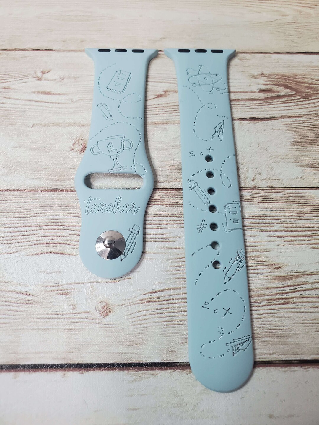 Teacher Inspired Laser Engraved Watch Band - Etsy