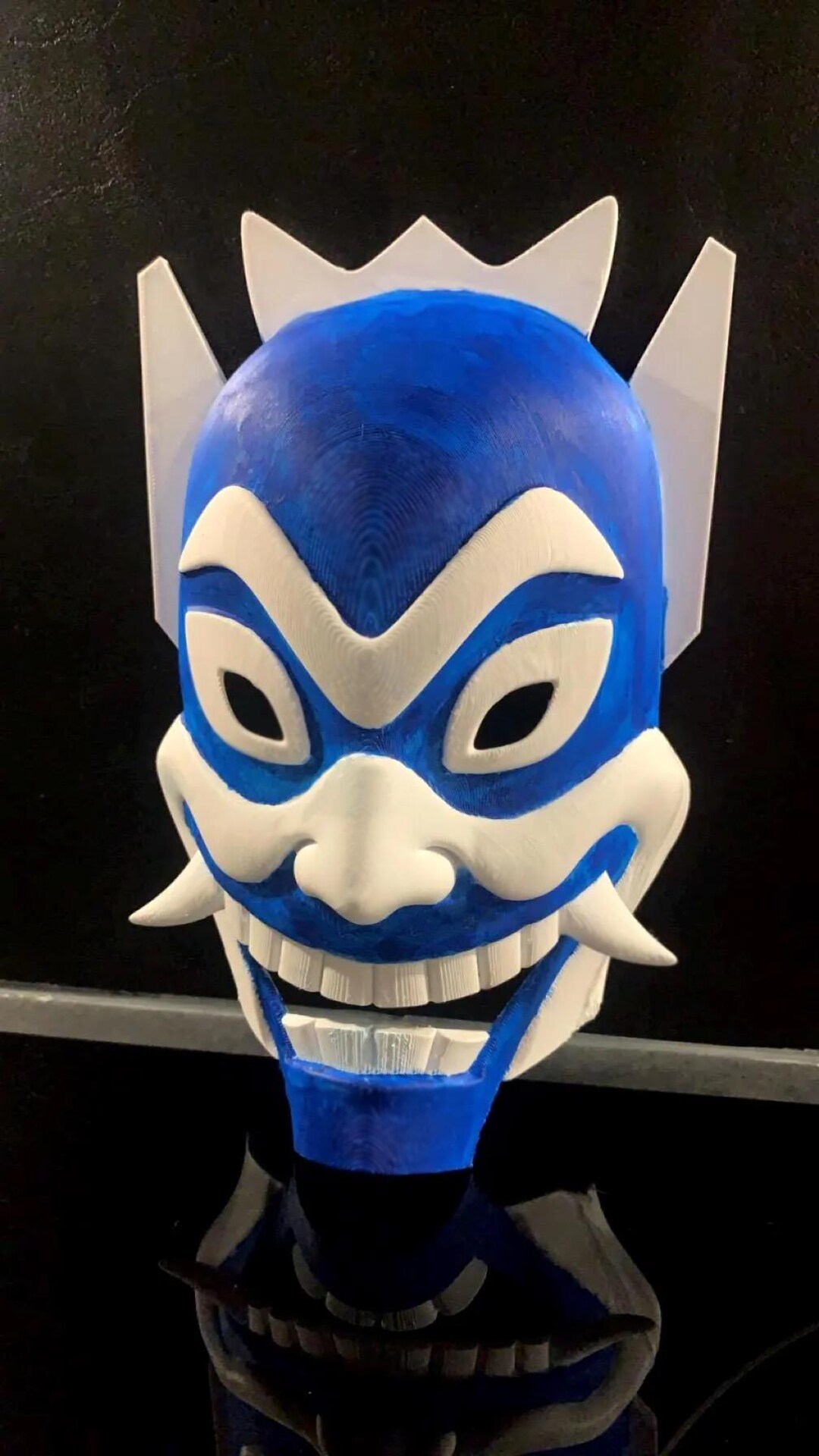 Blue Spirit Mask Avatar Cosplay Costume Prince Zuko's Hand Painted ...